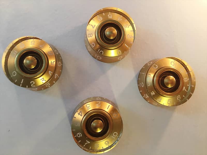 Gibson Style Gold Speed Knob 4pc Set – The Guitar Parts Store