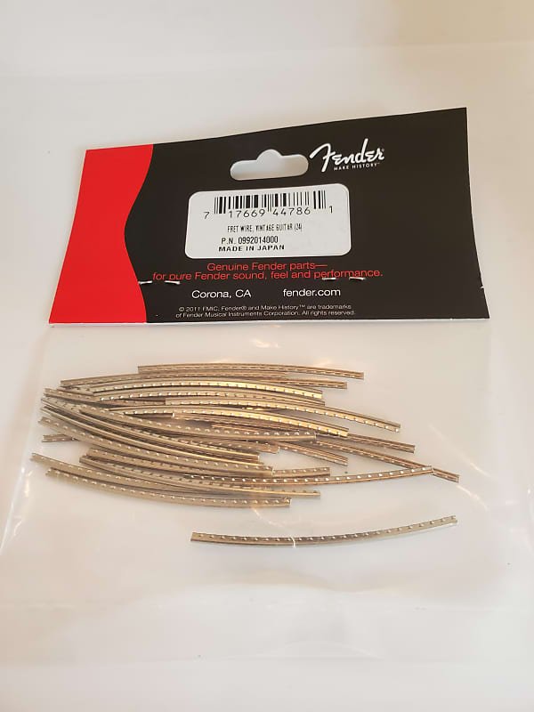 Fender Vintage Guitar Fret Wire (24 pcs) Steel – The Guitar Parts Store